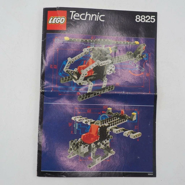 LEGO 8825 TECHNIC Replacement Manual Directions Instructions booklet ...