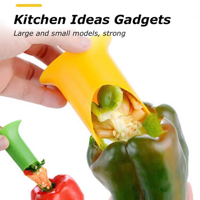 PEPPER CORER 2 in 1 Bell Peppers Seed Core Remover Fruit & Vegetable Corer Tool' £3.94 - PicClick UK