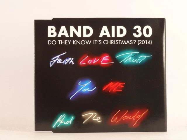 BAND AID 30 DO THEY KNOW IT'S CHRISTMAS? (2014) (B53) 4 Track CD Single ...