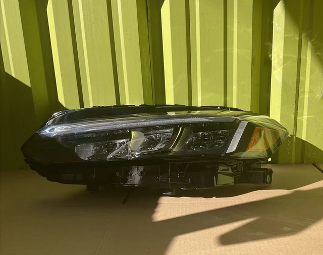 2022 HONDA CIVIC Left Driver Side Headlight LED Chrome Trim OEM ...