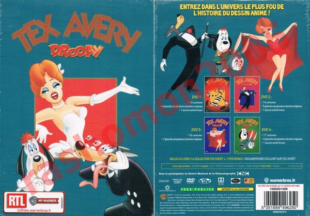 TEX AVERY CLASSIC CARTOON COLLECTION 63 CARTOONS 5-DVD-BOX Droopy ...