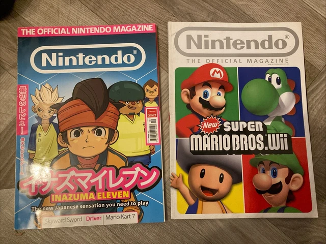 NINTENDO MAGAZINE OFFICIAL Bundle Mario Inazuma. Oct 2011 & 2009. Issue ...