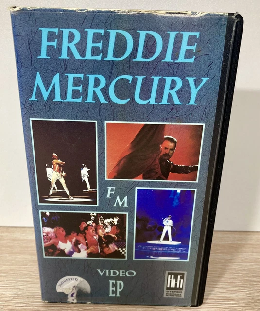 FREDDIE MERCURY FM Video VHS EP VHS 1986 QUEEN 4 Tracks 1986 EMI £8.95 ...