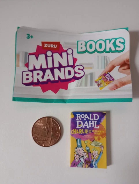 MINI BRANDS BOOKS Roald Dahl Charlie & Chocolate Factory Micro ...
