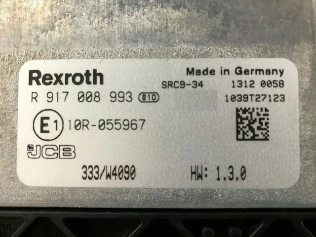 ORIGINAL JCB FASTRAC REXROTH GETRIEBESTEUERUNG ECU EXT-LT P/N 333/W4090 ...