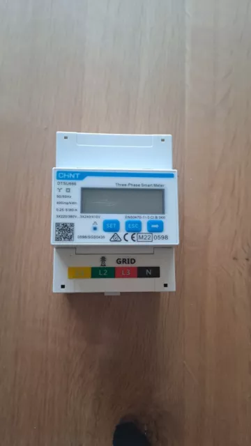 CHINT SMART METER, DTSU666, Three-Phase Smart Meter, Solax EUR 64,00 ... CHINT SMART METER, DTSU666, Three-Phase Smart Meter, Solax EUR 64,00 ...