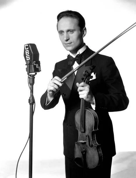 LEON GOLDMAN VIOLIN Player Performs On Radio 2 Old Radio Photo £5.69 ...