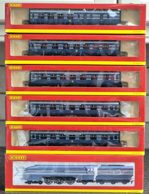LMS CORONATION CLASS Locomotive & Rake Of Coaches £300.00 - PicClick UK