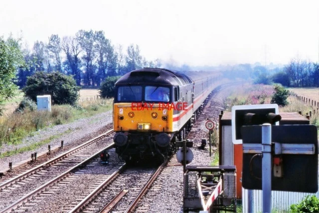 PHOTO CLASS 47 Inter City Livery Viewed From Appleford Signal Box 1997 ...