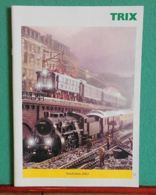 TRIX NEUHEITEN 2002 Katalog Modelleisenbahnkatalog Catalog Modellbau ...