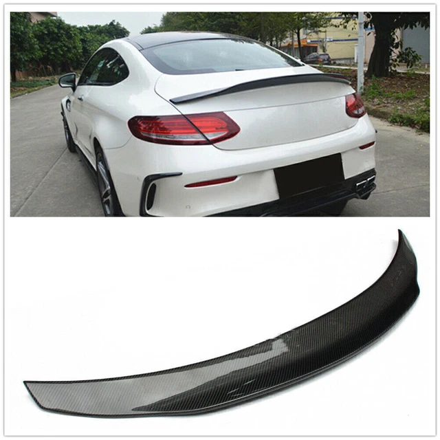 CARBON FIBER REAR Trunk Spoiler PSM Type For Mercedes W205 C250 C200 ...