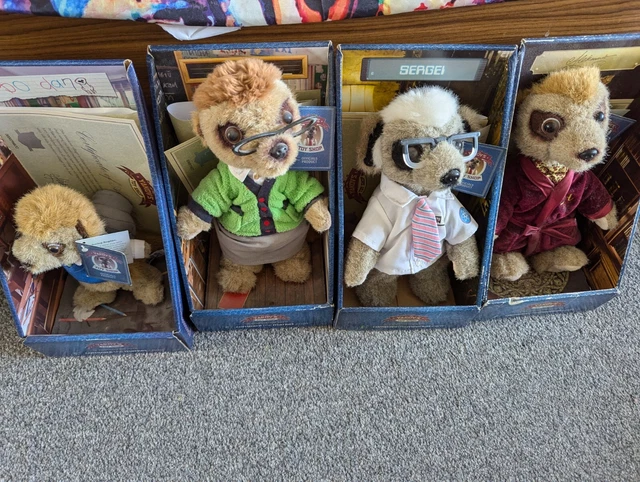 COMPARE THE MEERKAT Soft Toy Bundle with certificates £45.00 - PicClick UK