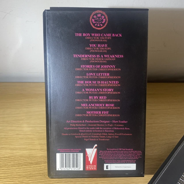 SOFT CELL MARC Almond Memorabilia The Video Singles & The Videos 1984 ...