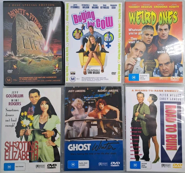 B COMEDY ROMANCE Drama DVD Bundle Bulk Lot X 6 Movies Region 4 PMZ $29. ...