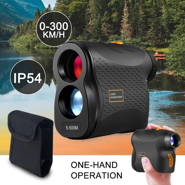 MINI GOLF LASER Range Finder LCD Hunting Distance/Angle/Speed ...