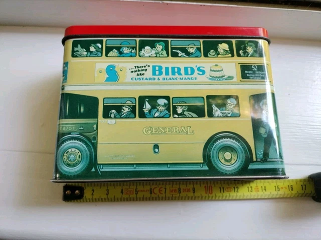 WHITTARD OF CHELSEA Double Decker Bus Advertising Tin 1993 English ...