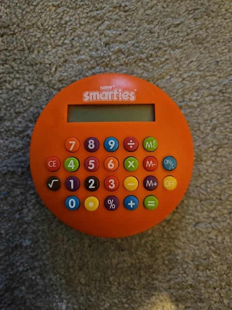 NESTLE SMARTIES VINTAGE Orange Calculator 1980-1999 £10.77 - PicClick UK