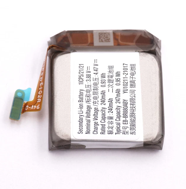 ORIGINALE SAMSUNG SM-R885 galaxy Watch 4 Classic Batteria EB-BR880ABY ...