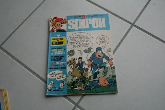 MAGAZINE SPIROU 1904 de 1974 tuniques bleues vignette EUR 1,20 - PicClick FR