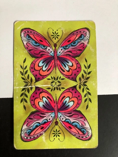 VINTAGE RETRO ART Deco Birds Swap Playing Card: Butterfly Butterflies ... VINTAGE RETRO ART Deco Birds Swap Playing Card: Butterfly Butterflies ...