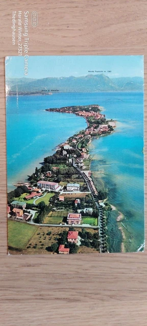 POSTKARTE GARDA SEE Penisola di Sirmione gel_ EUR 12,95 - PicClick DE