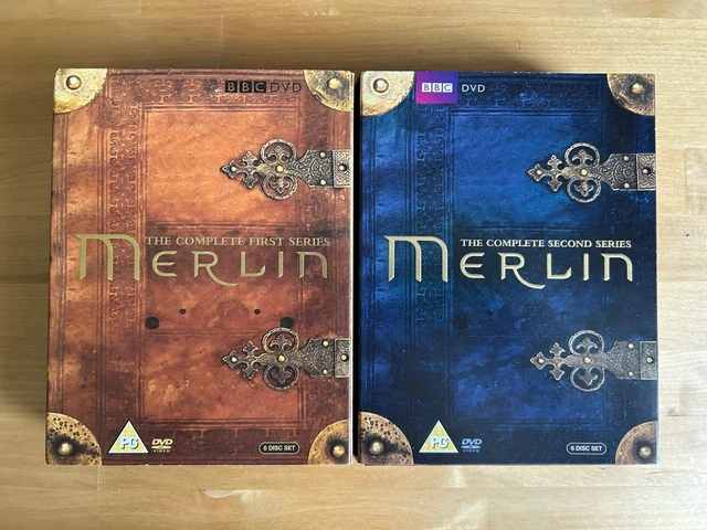 MERLIN - COMPLETE Series 1 & 2 DVD Sets - BBC £9.00 - PicClick UK