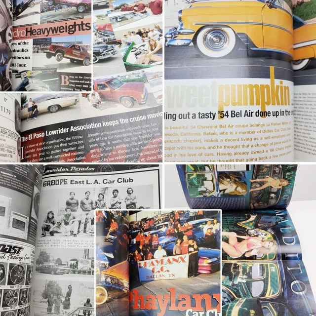 LOWRIDER MAGAZINE VINTAGE May 2002 Impala Bel Air El Paso Phaylanx CC ...