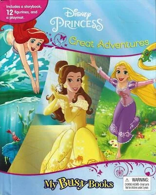 MY BUSY BOOK Disney Princess Great Adventure Story Playmat 12 Figure ...