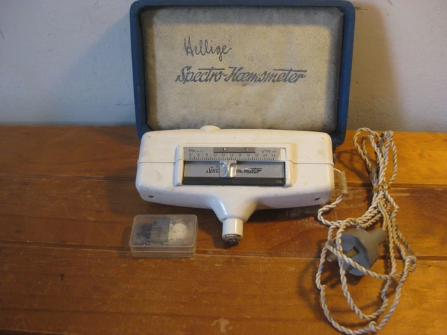 VINTAGE MEDICAL SPECTRO-EMOMETER (1957) F. Hillage & Co(Not Working ...