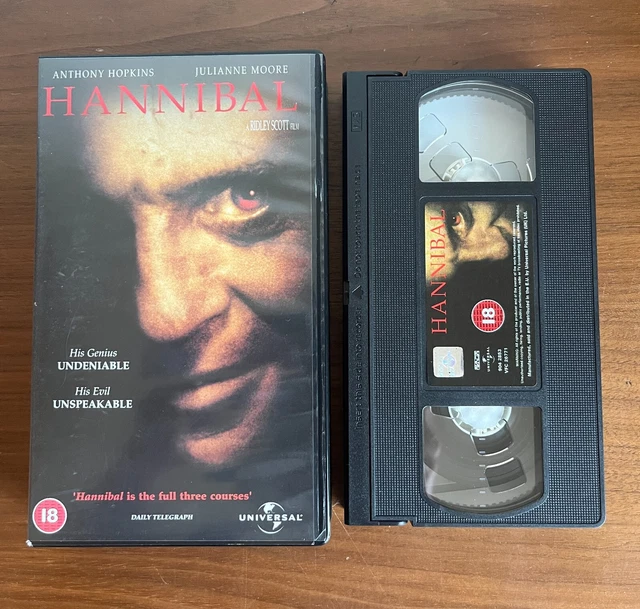 HANNIBAL VHS VIDEO Ridley Scott, Anthony Hopkins, Julianne Moore, Ray ...