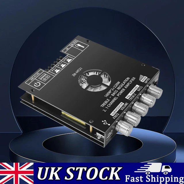 ZK-HT21 AUDIO POWER Amplifier Module TDA7498E Bluetooth-Compatible £30. ...