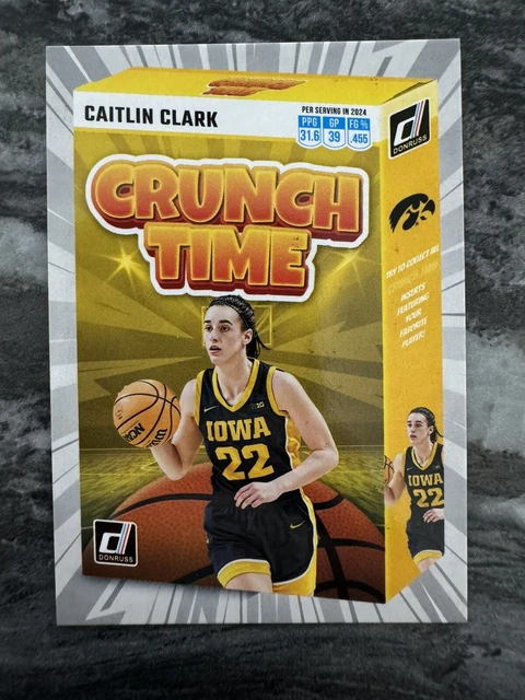 2024 PANINI CAITLIN Clark Collection Crunch Time Donruss SS-CT1 Rookie Base £6.04 - PicClick UK