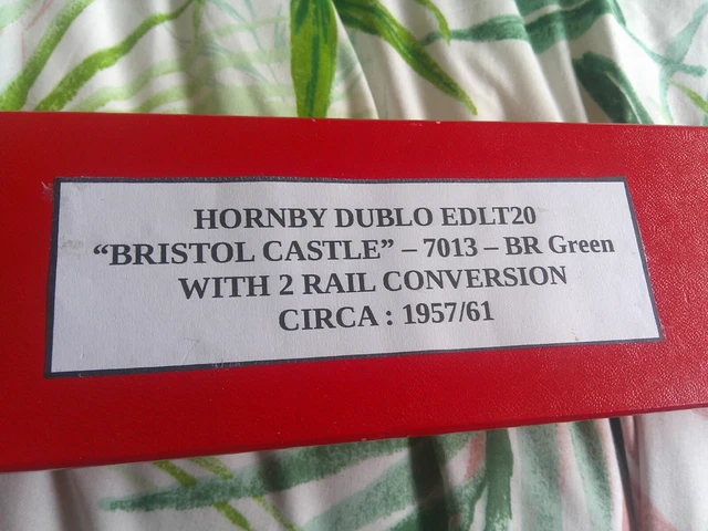 HORNBY DUBLO EDLT20 Br 4-6-0 Castle Class Locomotive 7013 Bristol ...