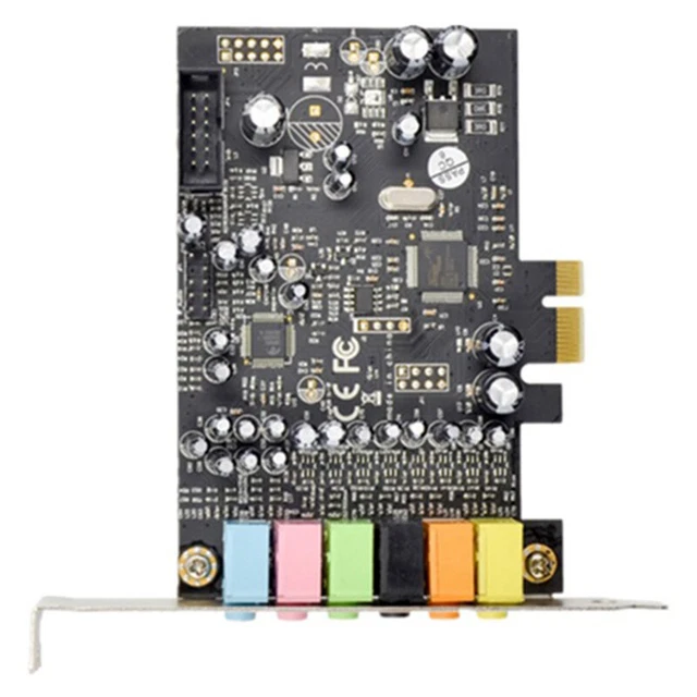 SCHEDA AUDIO PCIE 7.1 canali audio surround stereo PCI-E integrata 7.1 ...