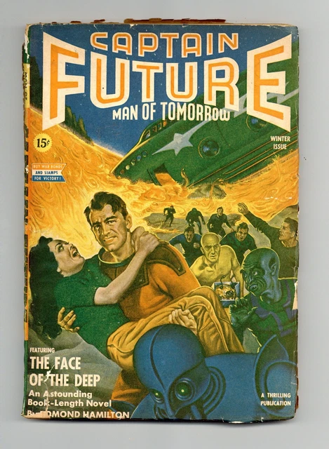 CAPTAIN FUTURE PULP Dec 1942 Vol. 5 #1 FR EUR 19,82 - PicClick FR