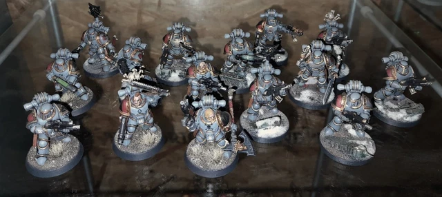 FULLY PAINTED WARHAMMER 40k Mk3 Space Wolf Space Marines £50.00 ...