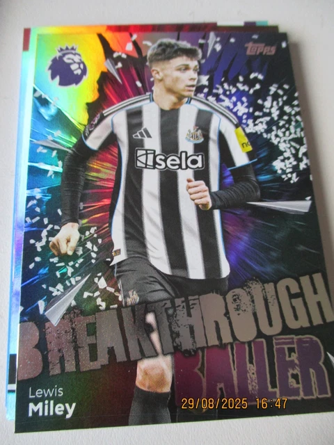 TOPPS PREMIER LEAGUE 2026 216 Patrick Dorgu Newcastle United ...