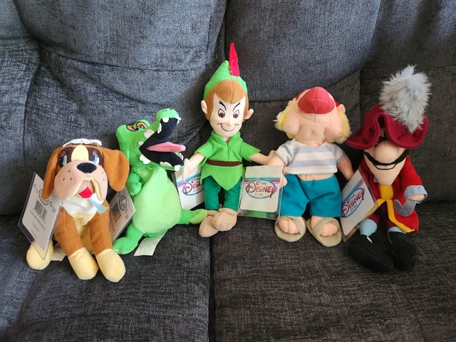 VTG DISNEY STORE Beanie Babies Plush BRAND NEW w Tags Lot Of 5. Peter ...