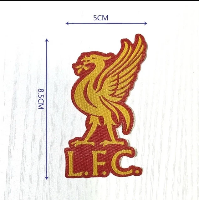 LIVERPOOL FOOTBALL CLUB Upcycled Cotton Iron on Crest Badge patch New £ ...