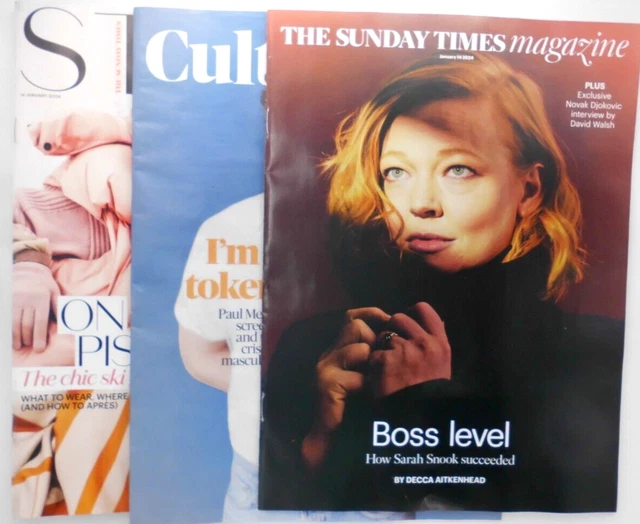 SUNDAY TIMES SUPPLEMENTS 14th Jan 2024 Sarah Snook, Paul Mescal ...