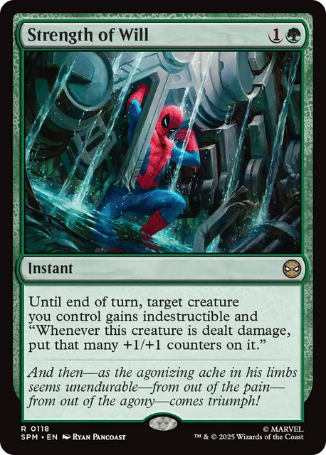 MTG - STRENGTH of Will [Marvel's Spider-Man] £1.40 - PicClick UK