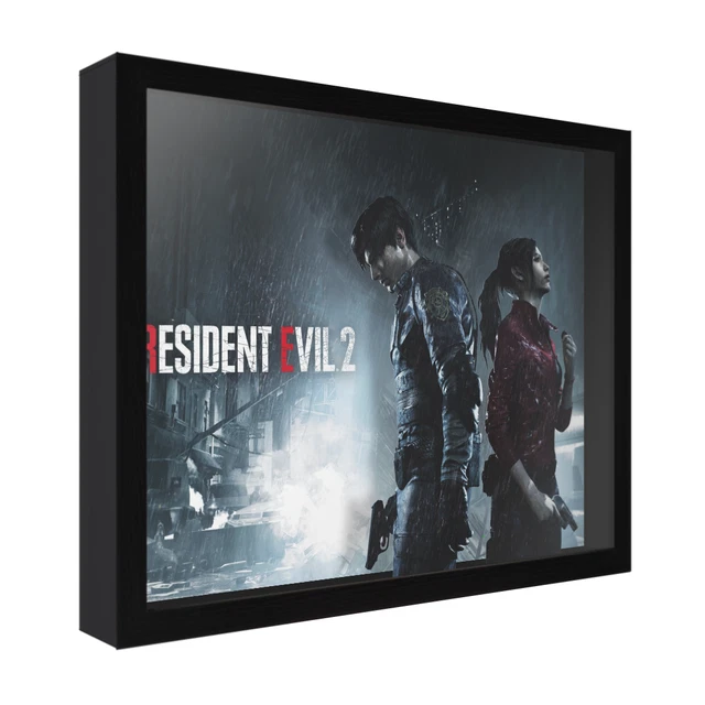 RESIDENT EVIL 2 (Remake) - 3D Shadow Box Frame (11" x 14") £94.92 ...