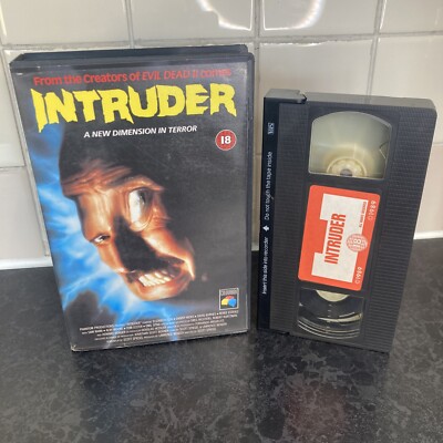 INTRUDER BIG BOX Ex Rental 1989 Red Label 80’s Horror Bruce Campbell ...