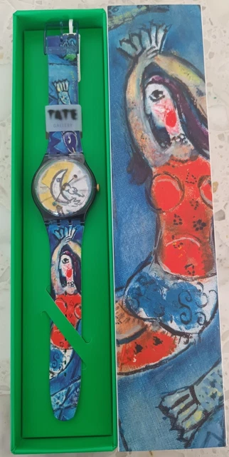 SWATCH SPECIAL 2024 Tate Gallery SUOZ365 Chagall's Blue Circus £142.21 ...