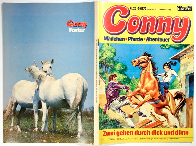CONNY BASTEI MÄDCHEN Pferde Comic Heft Nr. 26 - Zwei gehen durch dick ...
