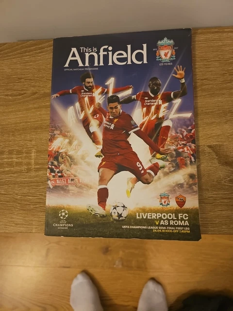 LIVERPOOL FOOTBALL PROGRAMMES european cup £12.15 - PicClick UK