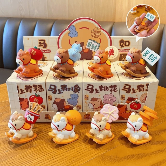 CHINESE STYLE TROJAN Blind Box Resin Ornament Festive Decorations $10. ...