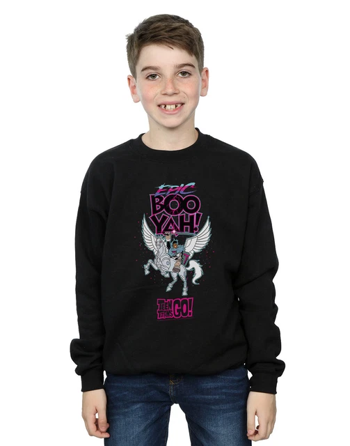 DC COMICS GARÇON Teen Titans Go Epic Boo Yah Sweat-Shirt EUR 37,19 ...
