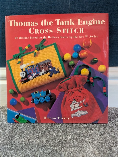THOMAS THE TANK Engine Cross Stitch (20 designs by Helena Turvey book £ ...
