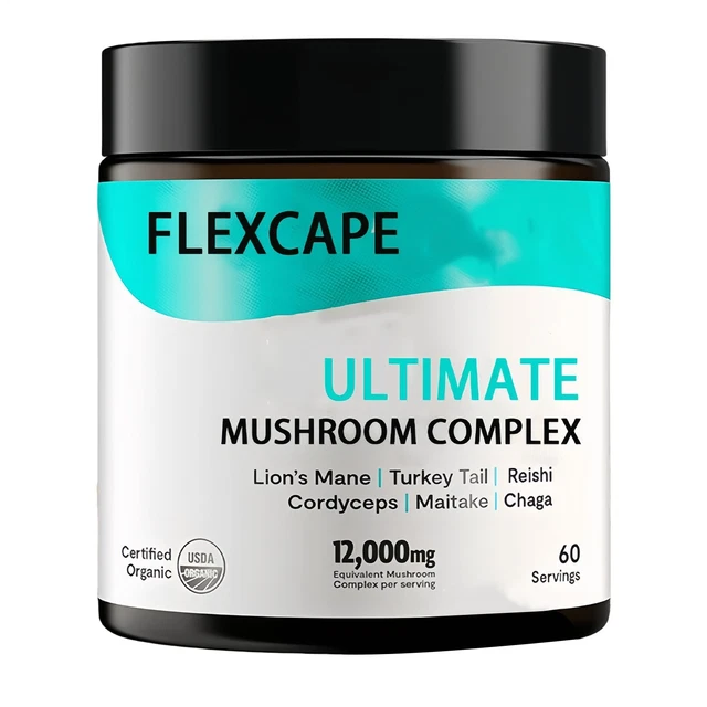 MUSHROOMS ULTIMATE MUSHROOM Supplement Powder 12,000mg For Focus ...